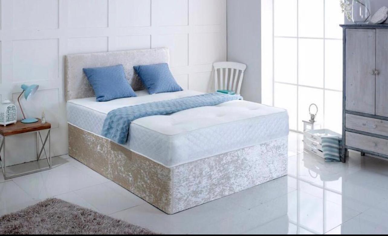 Divan bed with headboard – Chelsea Beds Ltd